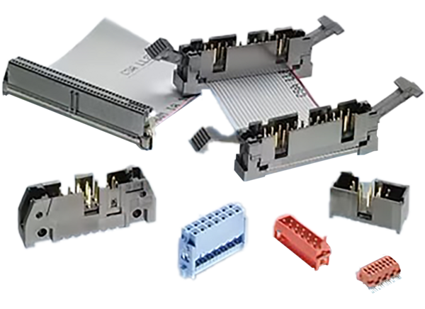 AMP-LATCH Ribbon Cable Connectors - TE Connectivity - Connectors | Mouser