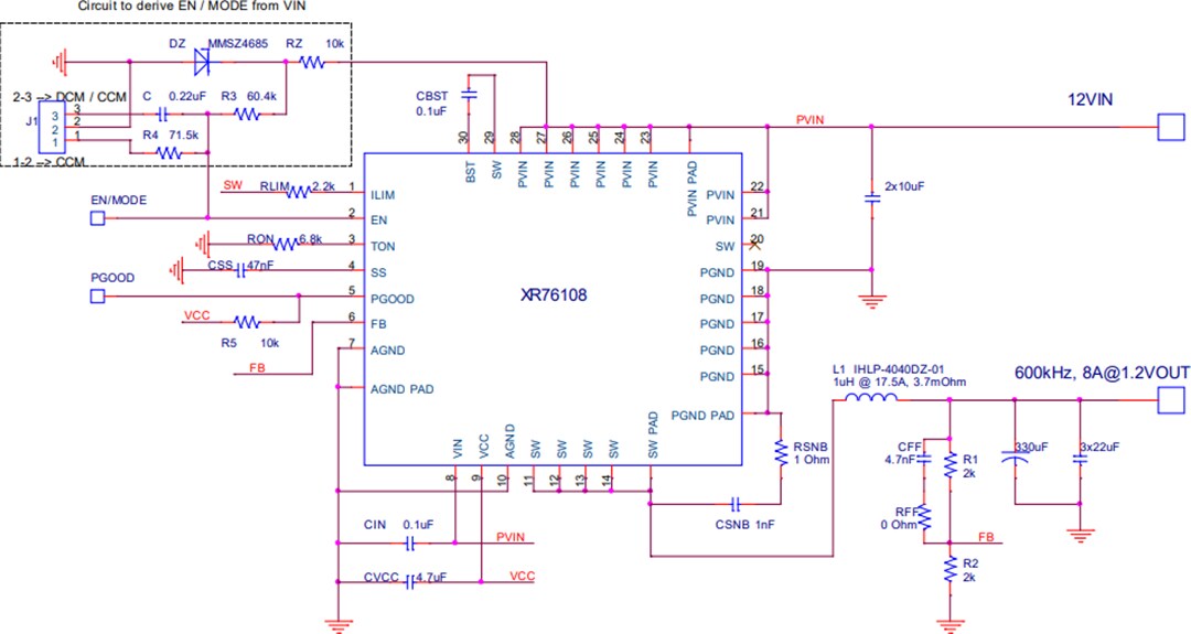 XR76108 & XR76112 PowerBlox™ COT Regulators - MaxLinear | Mouser