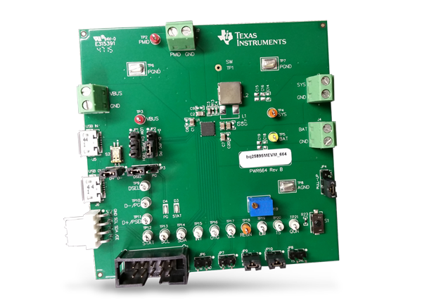bq25895MEVM-664 Charger Evaluation Module (EVM) - TI | Mouser