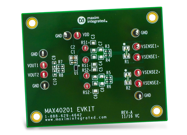 MAX40201EVKIT Evaluation Kit - Analog Devices / Maxim Integrated | Mouser