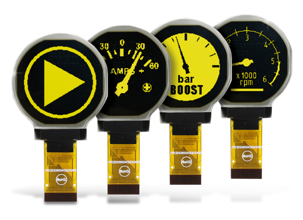 1.2" Round OLED Displays - DISPLAY VISIONS | Mouser