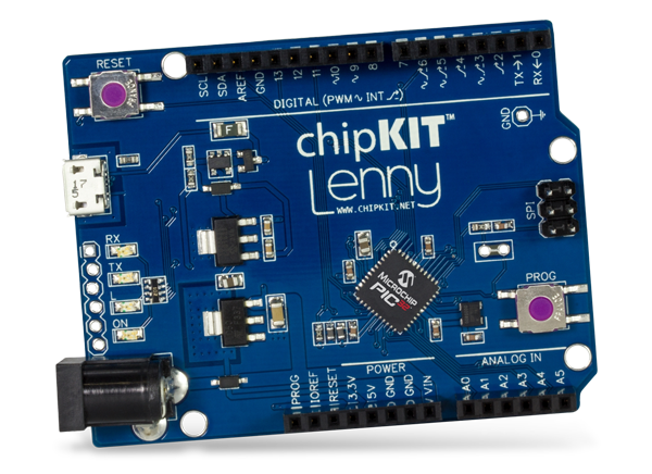 TCHIP005 ChipKIT® Lenny Development Board - Microchip Technology | Mouser