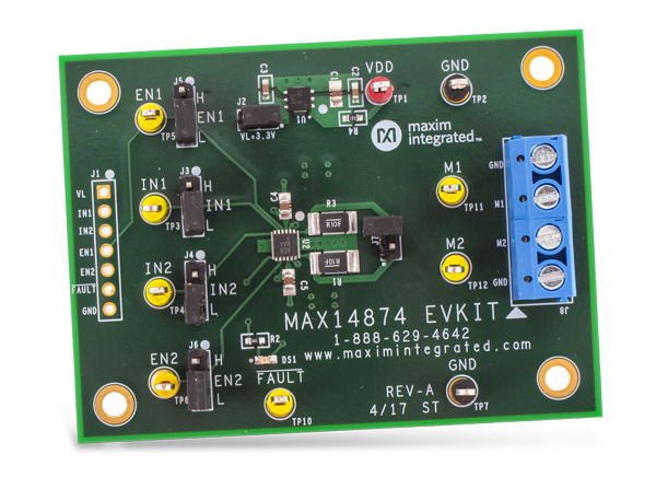 MAX14874EVKIT Evaluation Kit - Analog Devices / Maxim Integrated | Mouser