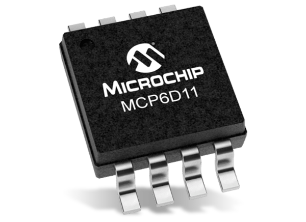 MCP6D11 Low-Distortion Differential Amplifiers - Microchip Technology | Mouser