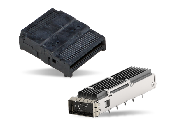 QSFP-DD Connectors, Cages & Cable Assemblies - TE | Mouser
