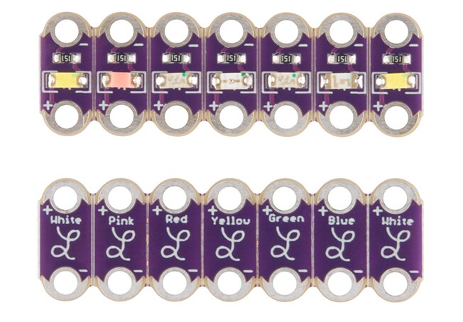 LilyPad Rainbow LED (6 Colors) - SparkFun | Mouser
