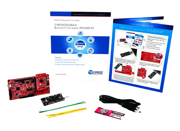 CY8CKIT-042-BLE-A BLE Pioneer Kit - Infineon Technologies | Mouser