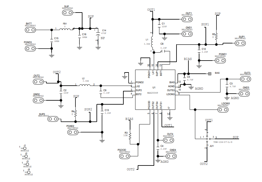 MAX20049EVKIT Evaluation Kit - Analog Devices / Maxim Integrated | Mouser