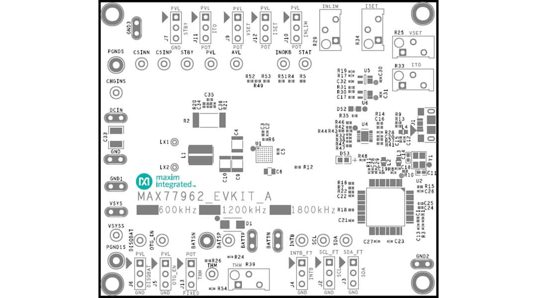 MAX77962 Evaluation Kit - Analog Devices / Maxim Integrated | Mouser