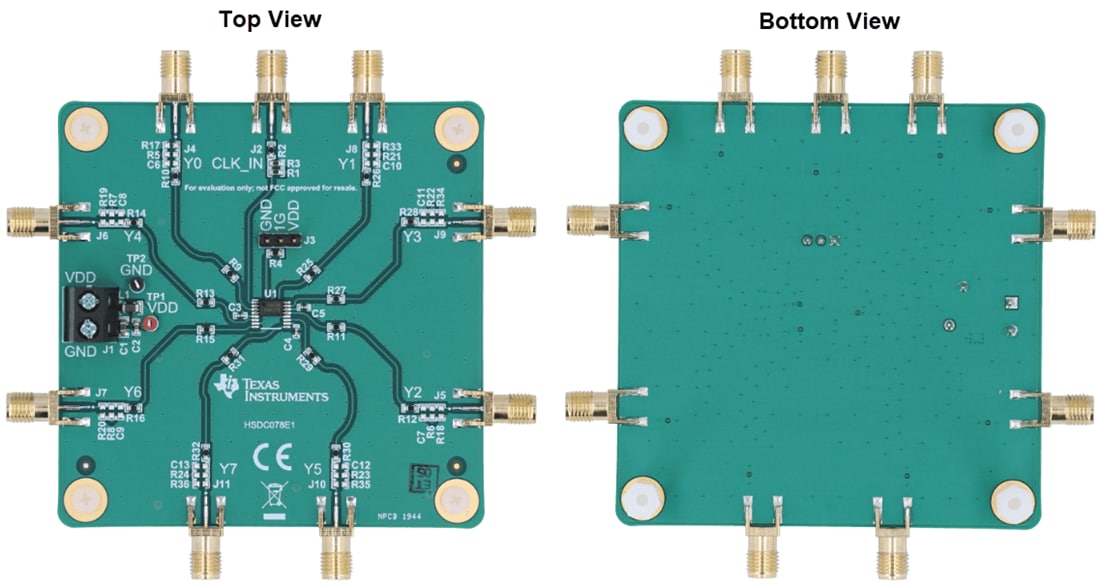 LMK1C1104EVM Clock Buffer Evaluation Module (EVM) - TI | Mouser
