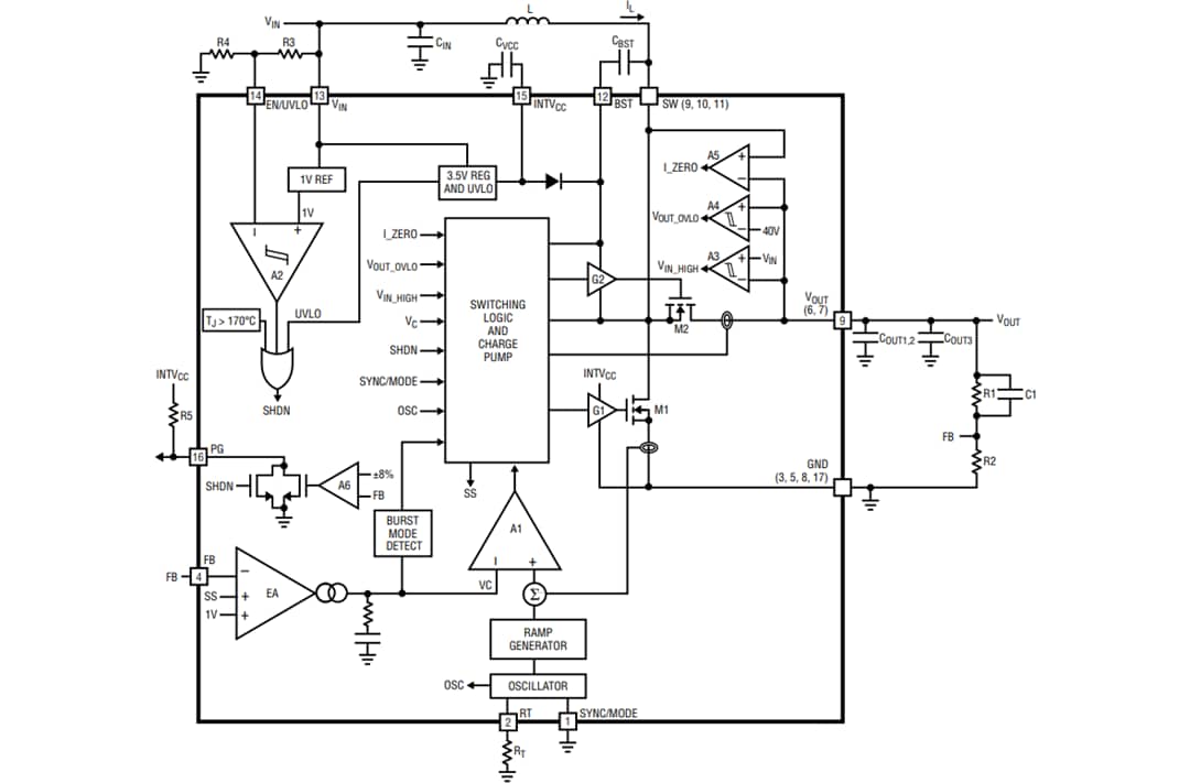 LT8336 Step-Up DC-DC Converter IC - ADI | Mouser