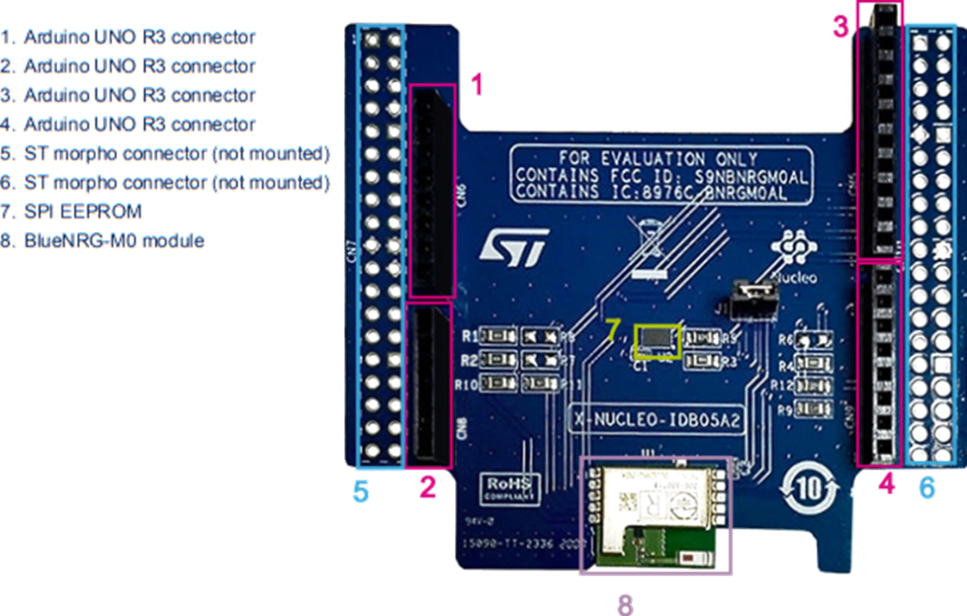 X-NUCLEO-IDB05A2 BLUETOOTH® LE Expansion Board - STMicro | Mouser