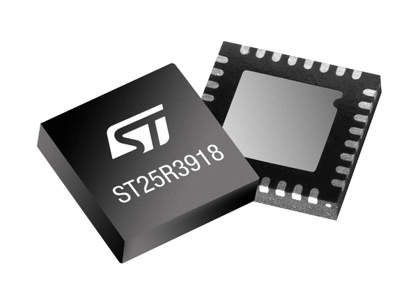 ST25R3918 Multi-Purpose NFC Transceiver - STMicro | Mouser
