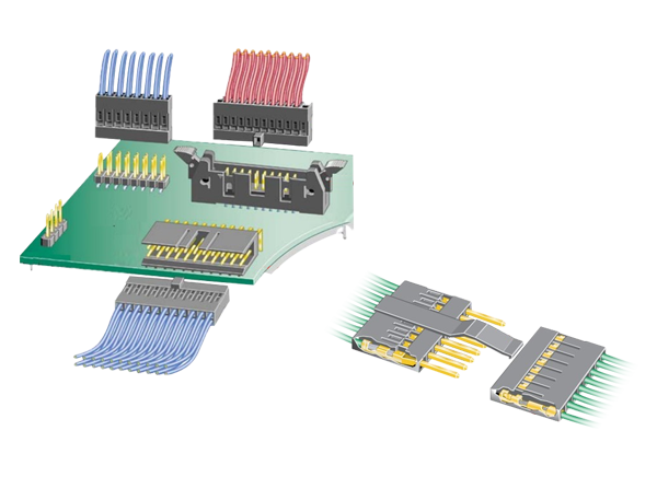 PV Wire-to-Board Connector System - Amphenol FCI | Mouser