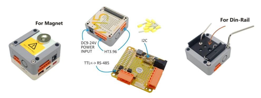 PLC M12 Proto Industrial Board Module - M5Stack | Mouser