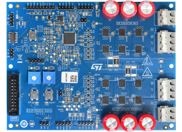 EVSPIN32G4-DUAL Demonstration Board - STMicro | Mouser