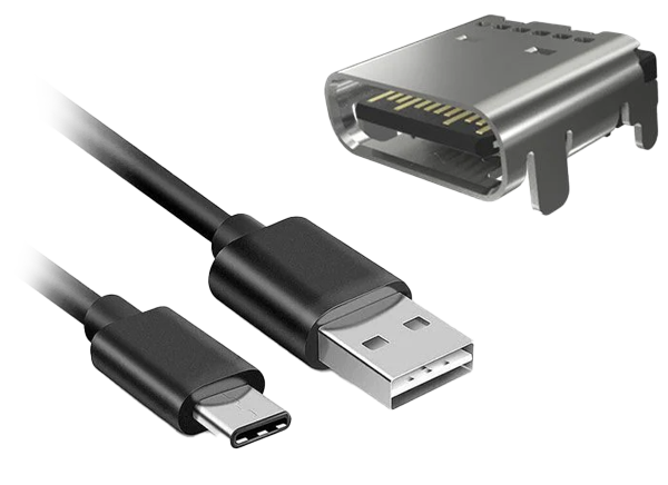 USB Type C Connectors and Cable Assemblies - Amphenol FCI | Mouser