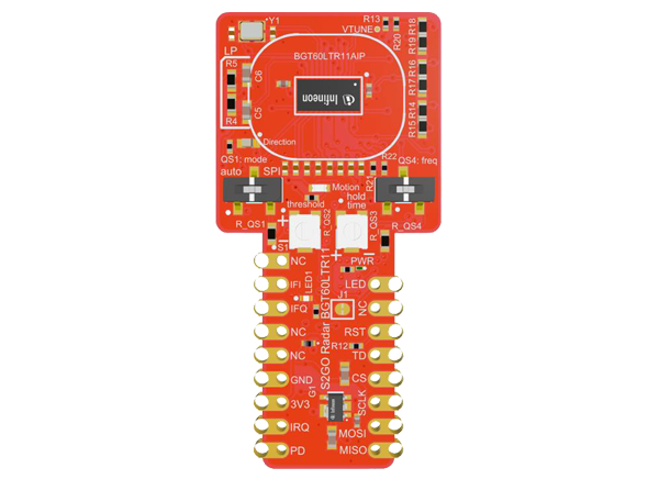 XENSIV™ BGT60LTR11AIP Radar Shield2Go - Infineon Technologies | Mouser