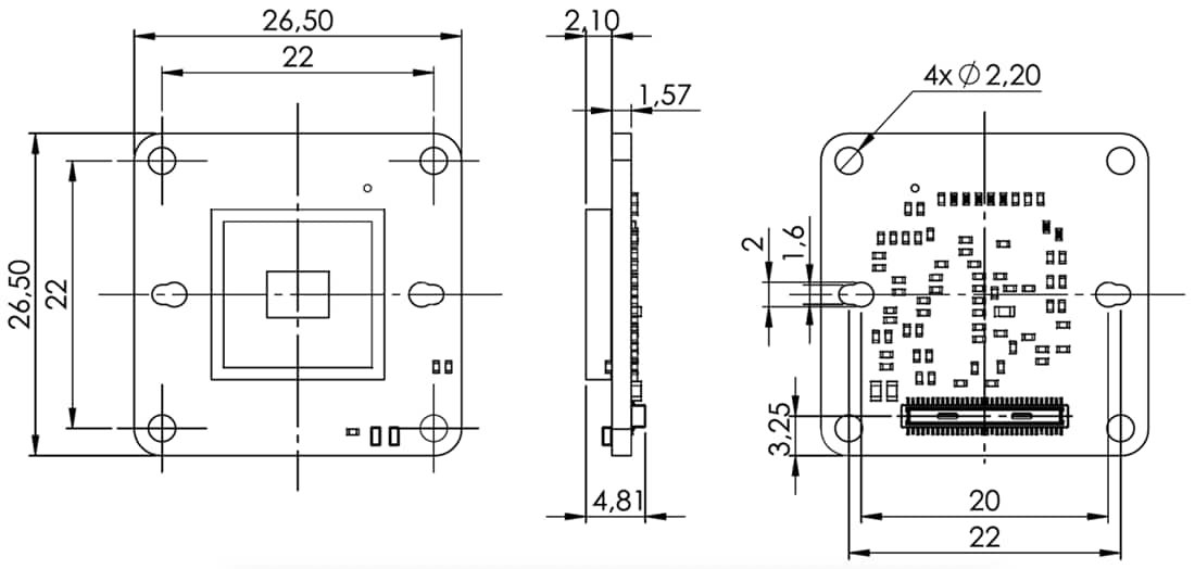 FSM-IMX296 Sensor Modules - FRAMOS | Mouser