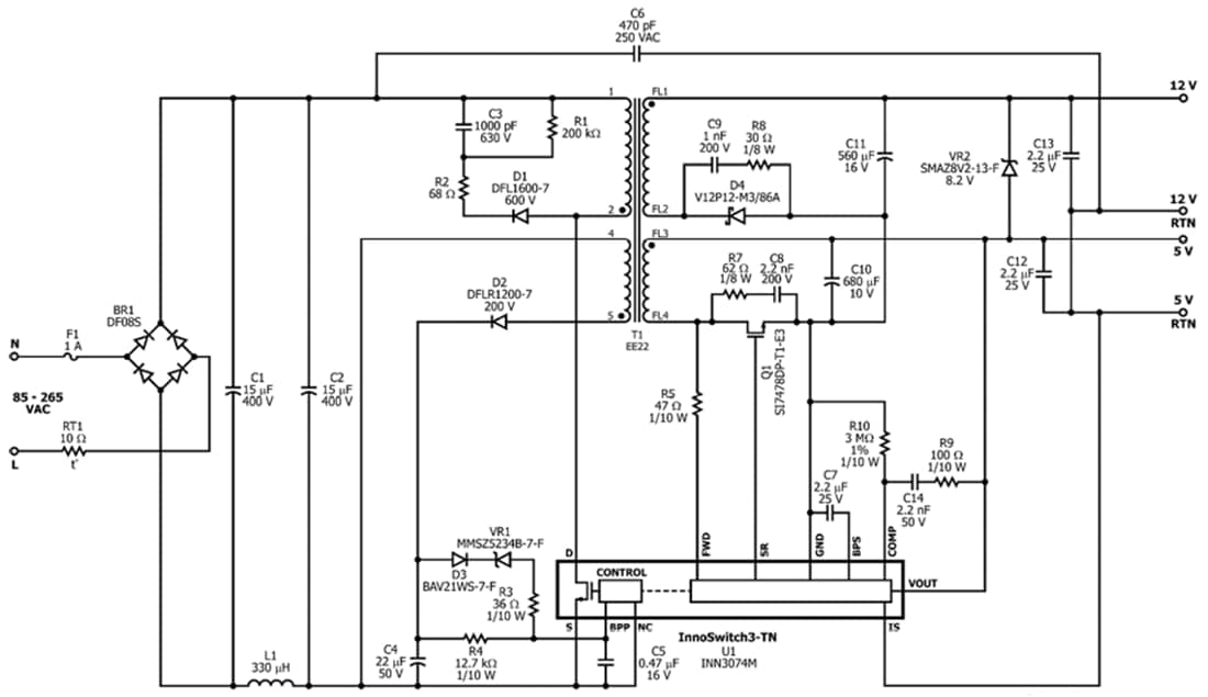 RDK-710 Reference Design Kit - Power Integrations | Mouser