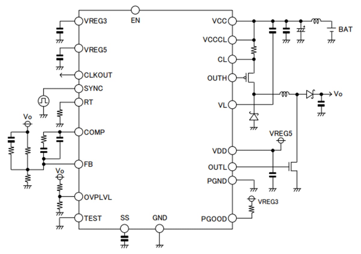 BD9036EFV-C Buck-Boost Switching Regulator - ROHM | Mouser