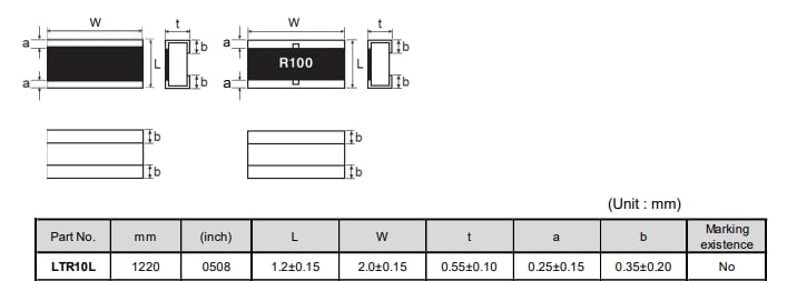 LTR High Power Thick Film Shunt Resistor - ROHM | Mouser