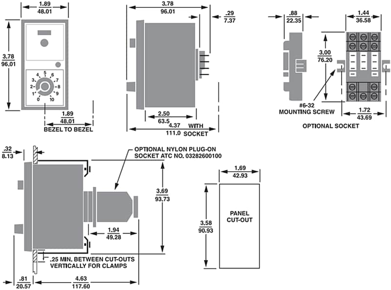 328E Multi-Range Multi-Function Timer - ATC Automatic Timing & Controls ...