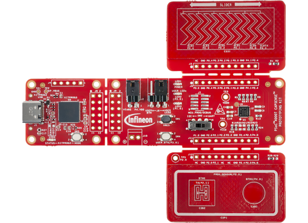 CY8CPROTO-040T PSoC™ 4000T CAPSENSE™ Kit - Infineon Technologies | Mouser