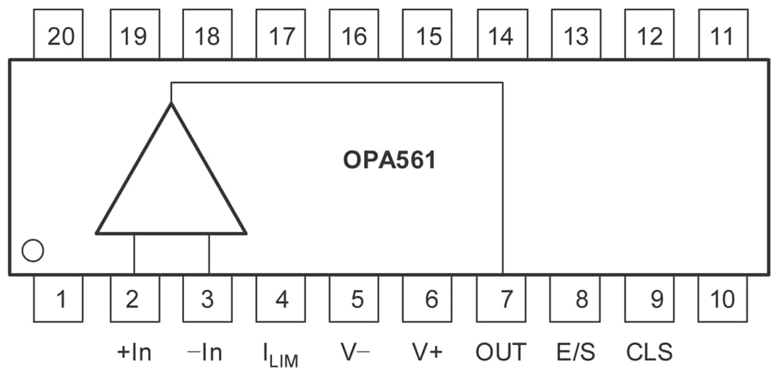 OPA561 High-Speed Operational Amplifier - TI | Mouser