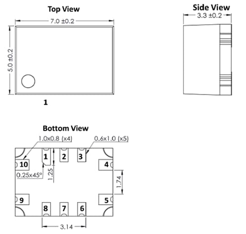 ECOC-7050 LVCMOS SMD OCXO Oscillators - ECS | Mouser