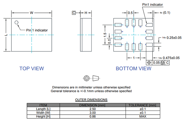 LSM6DSV32X 6-Axis Inertial Measurement Unit (IMU) - STMicro | Mouser