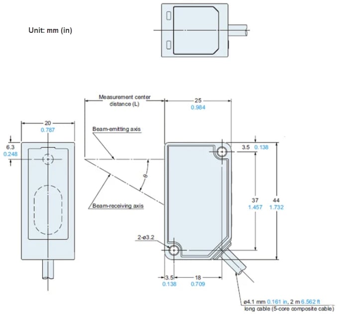 HG-C1200 CMOS Type Micro Laser Distance Sensors - Panasonic Industrial ...